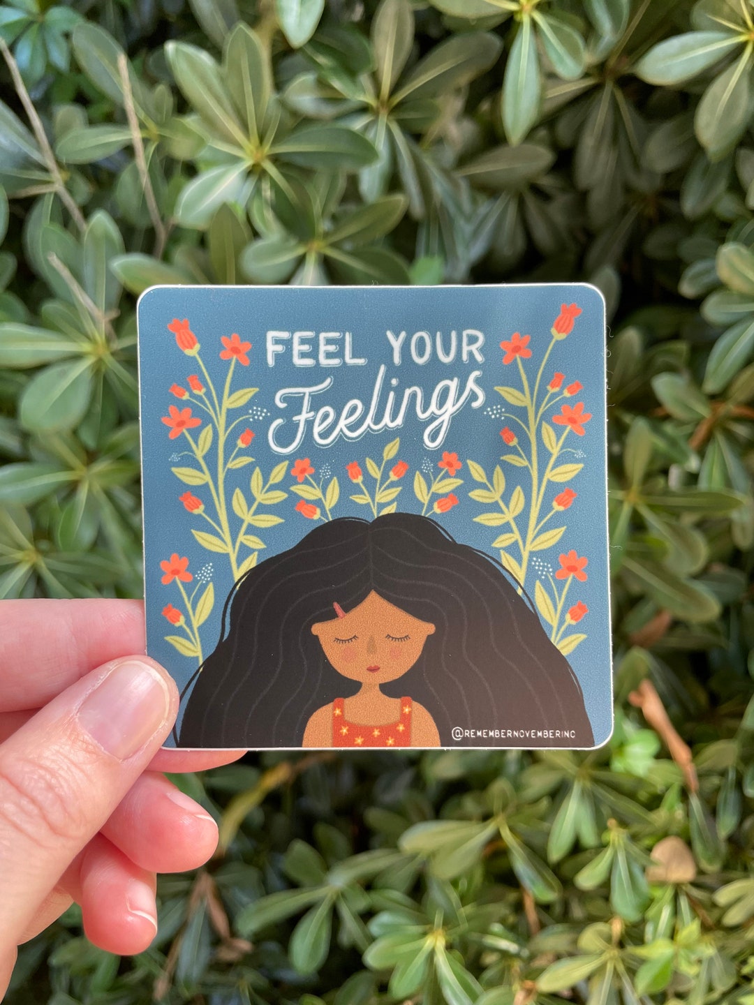 Feel Your Feelings Vinyl Sticker - Mental Health Awareness - Etsy