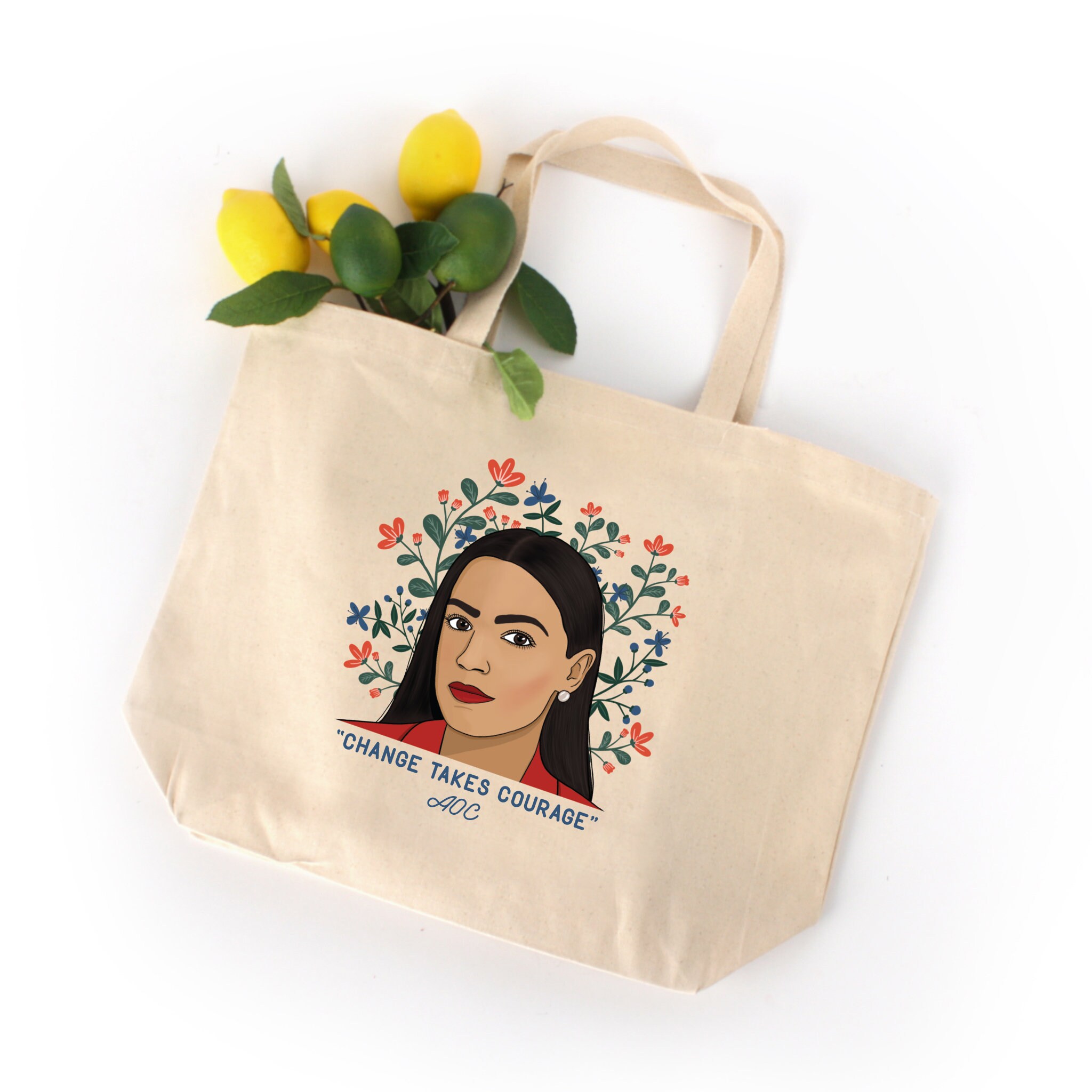 AOC Tote Bag Beach Bag Vote Voting Voter Tote Bag Grocery Bag - Etsy UK
