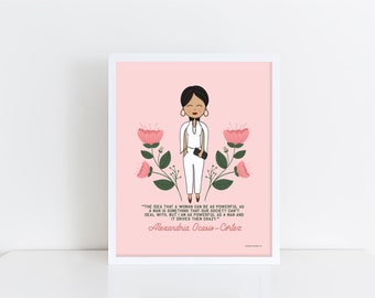 ALEXANDRIA OCASIO CORTEZ Glossy Poster Picture Photo Banner - Etsy