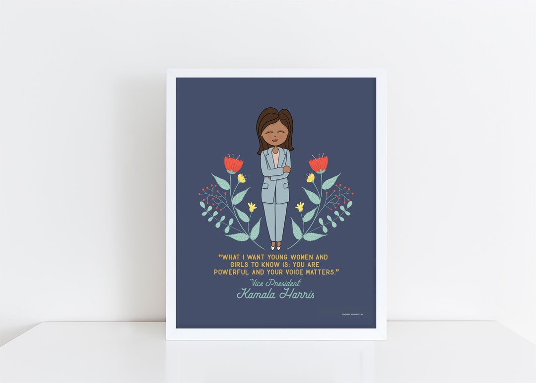 Kamala Harris Art Print- Frame NOT Included - Etsy