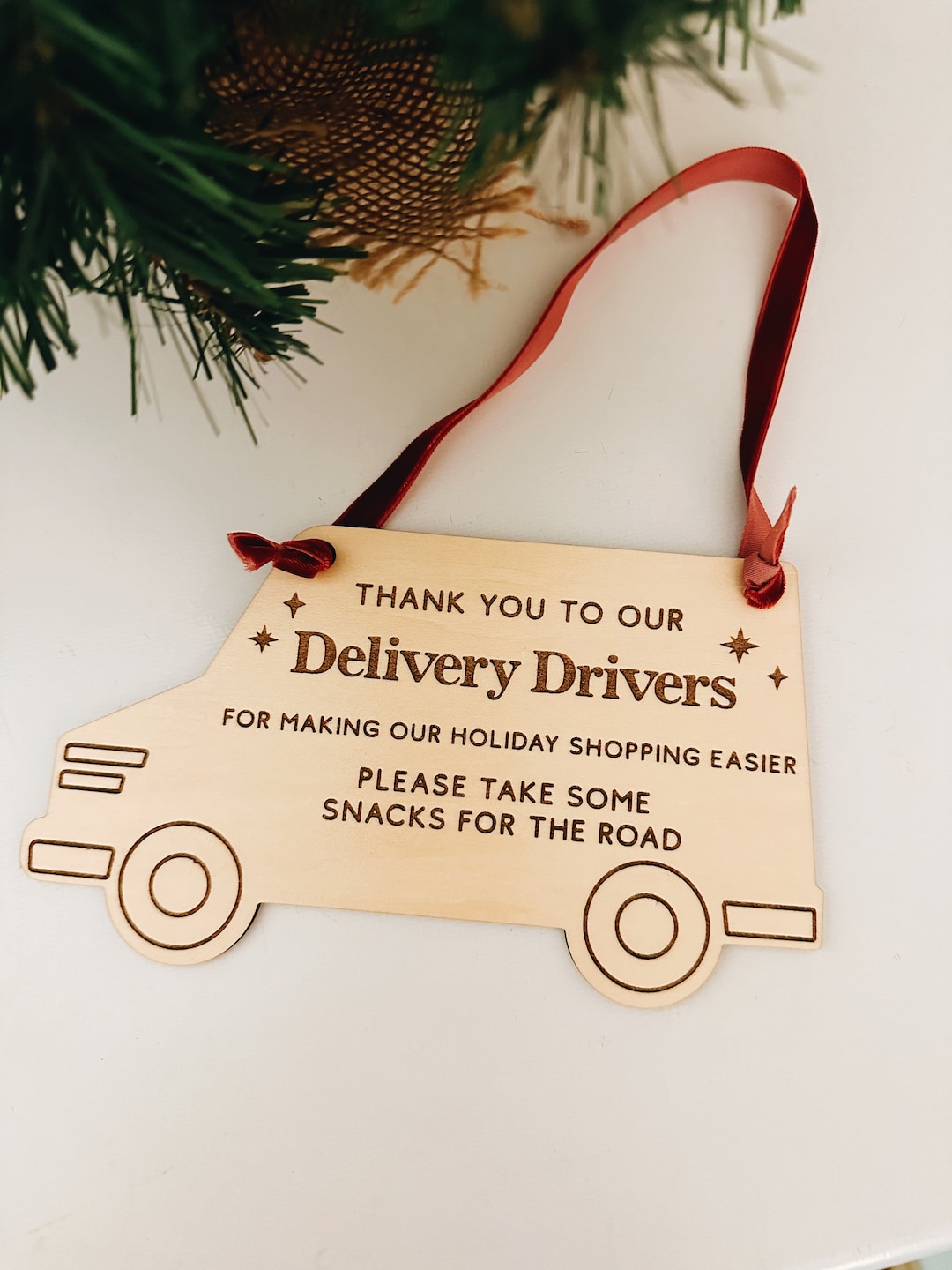 Thank You Delivery Drivers Sign, Delivery Driver Snack Sign, Delivery ...