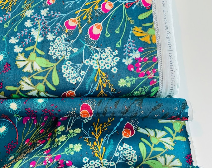 Legendary Meadow Bold Fabric, 1 Yard // Art Gallery Fabric // Pat Bravo ...