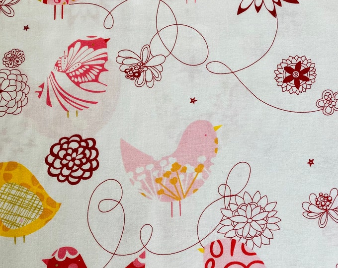 Starling Chickens Alexander Henry Fabric, Choose Your Cut - Etsy