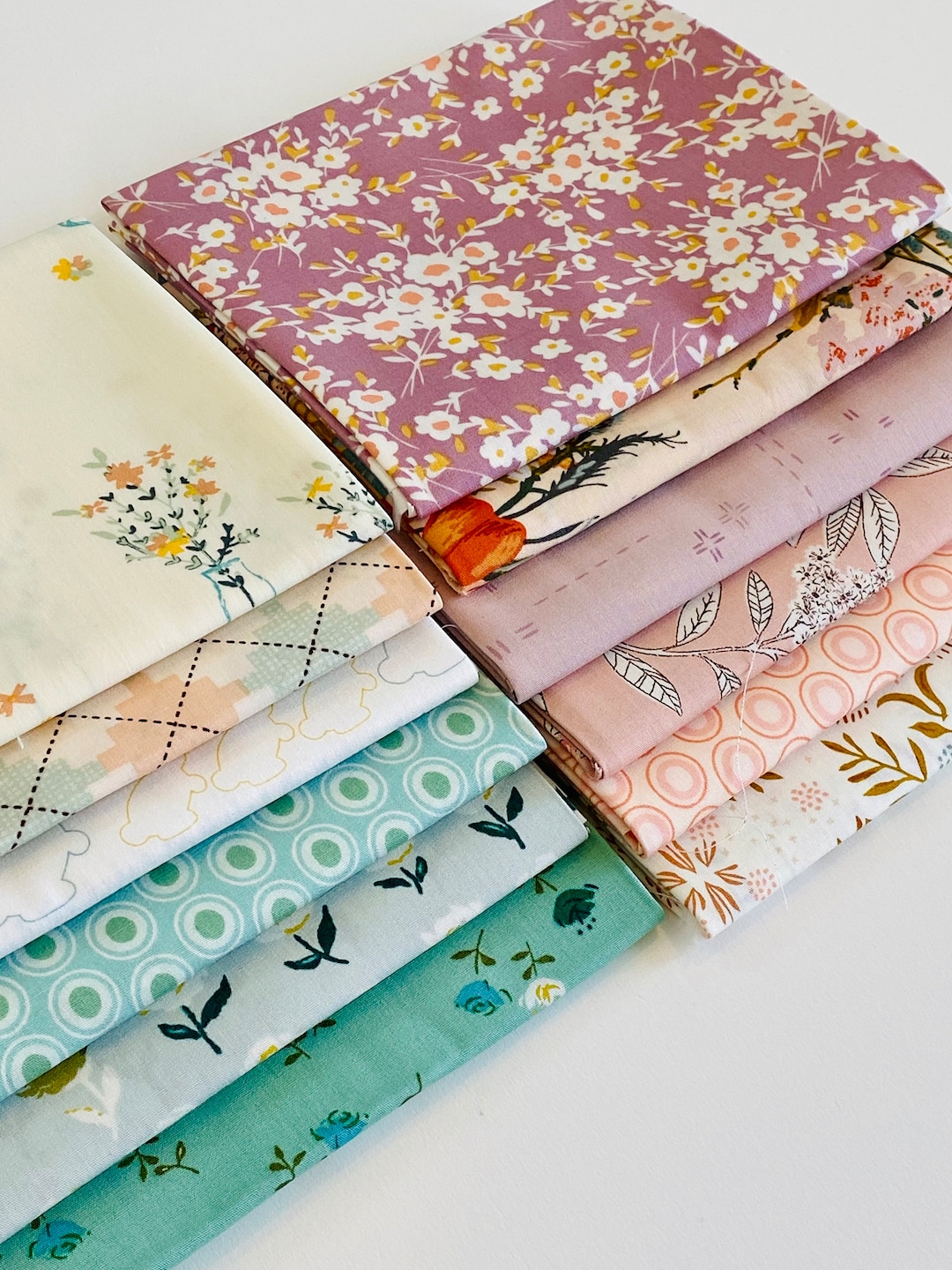 12 Fat Quarter Bundle Art Gallery Quilt Fabric, Holiday, Egg Hunt ...