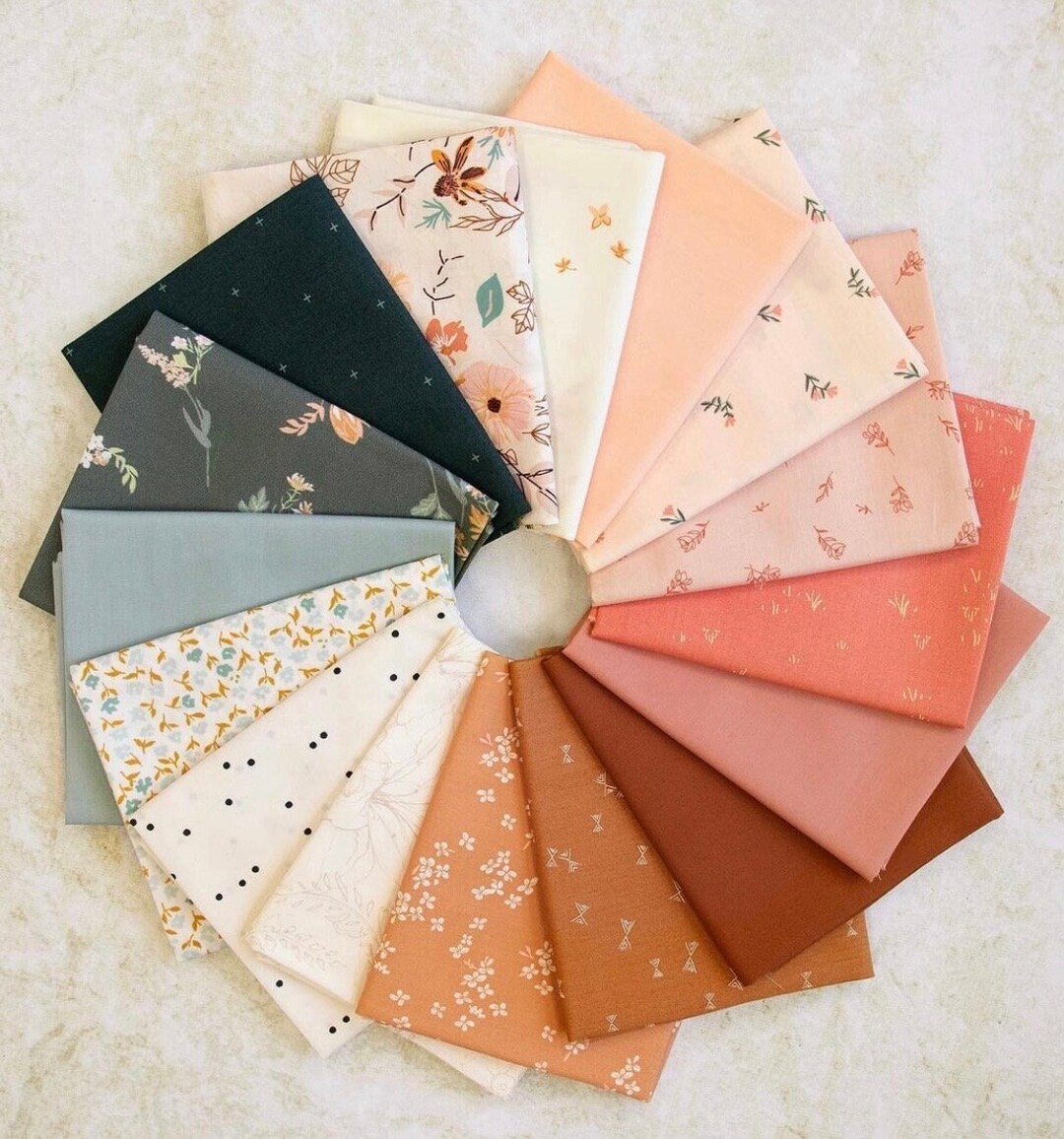 16 Fat Quarter Bundle Art Gallery Quilt Fabric, Roseglow Edition ...