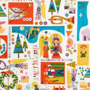 Alexander Henry Quilt Fabric, Christmas Holiday Newborn King, Multi ...