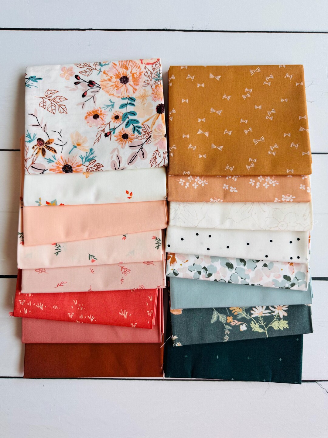16 Fat Quarter Bundle Art Gallery Quilt Fabric, Roseglow Edition ...