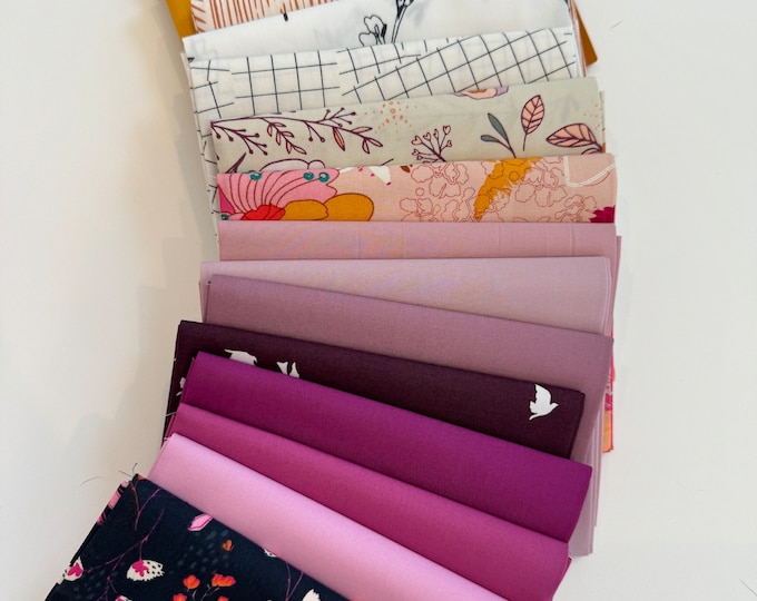 16 Fat Quarter Bundle Art Gallery Quilt Fabric, Joyful Jaunt Edition ...