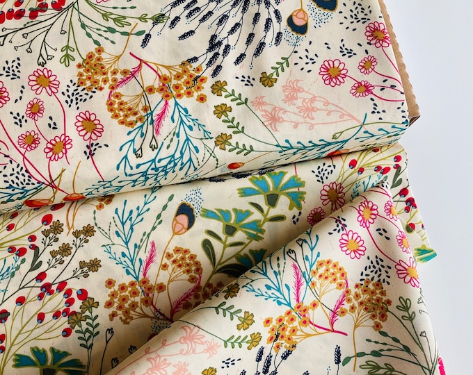 Indie Folk Fabric meadow Vivid for Art Gallery Fabrics by AGF Studio ...