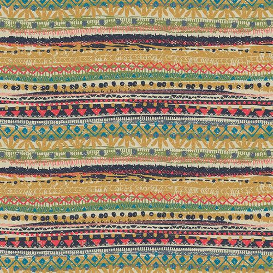 Art Gallery Fabric Indie Folk Collection Trinket in Vivid, Choose Your ...