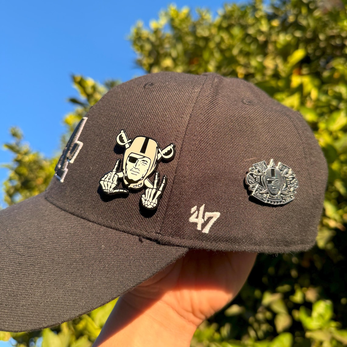 Las Vegas Raiders Pins for All Hats/snapbacks/fitted Hats - Etsy