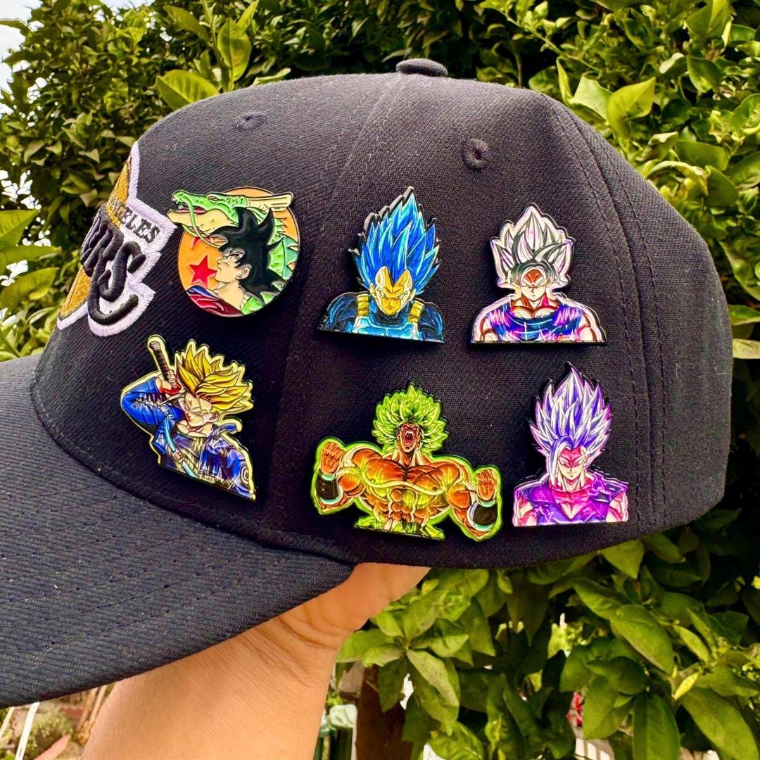 DBZ Anime Hat Pins for All Hats - Etsy UK
