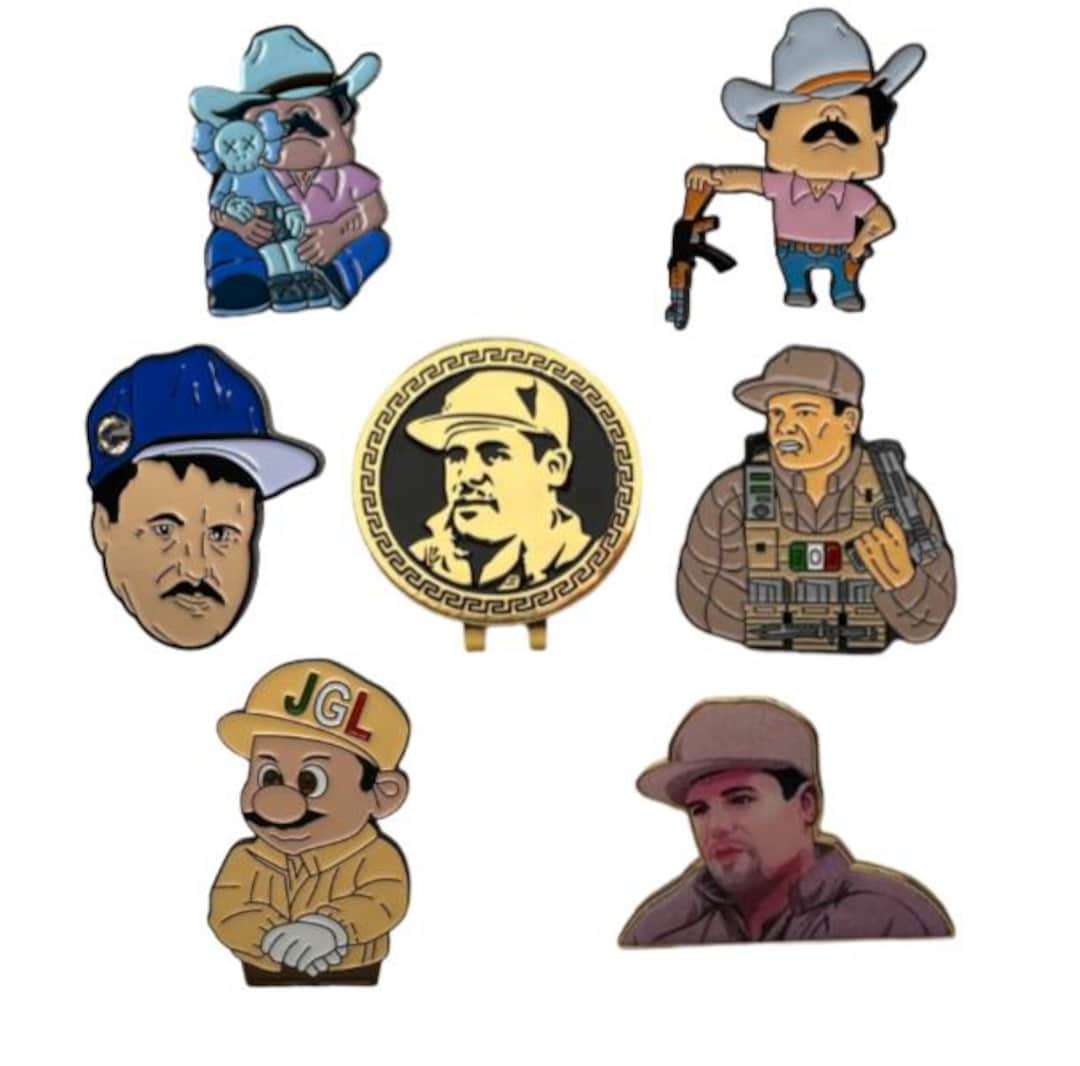 El Chapo Hat Pins - Etsy