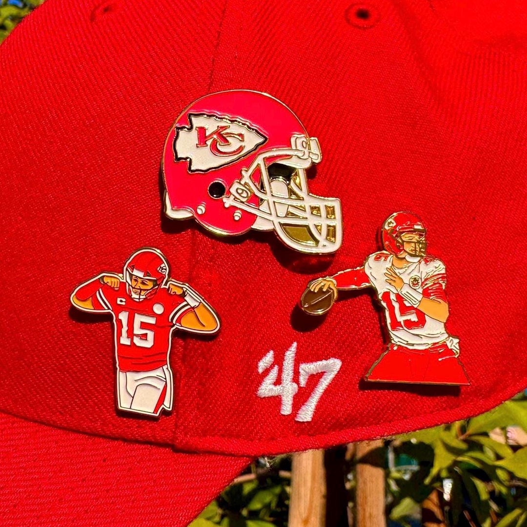Kansas City Chiefs NFL Football Pins for All Hats/snapbacks/fitted Hats ...