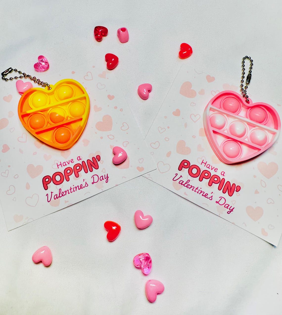 Printable Pop It Valentine Card, Personalize Add Your Name, Classroom ...