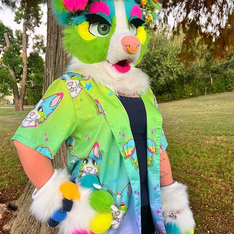 Furry Custom Button - Etsy