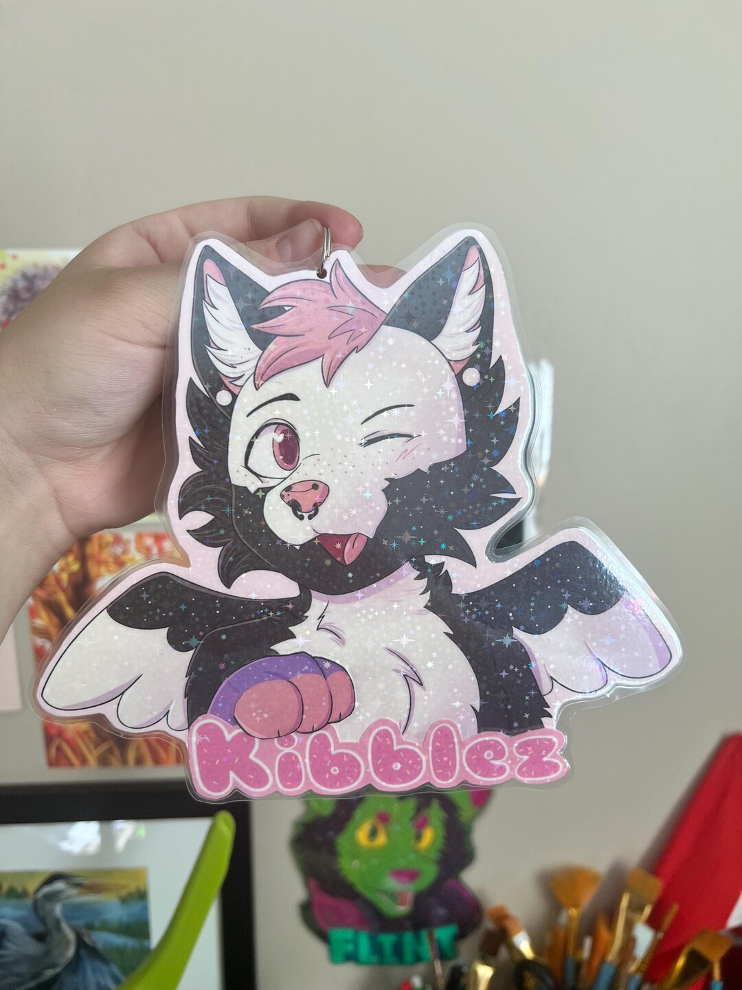 Custom Furry Badge for Conventions Physical Badge of Your Fursona ...