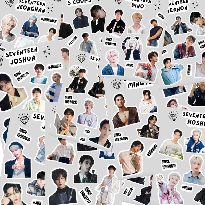 SEVENTEEN STICKERS | Performance Team (hoshi, Jun, The8, Dino) | Kpop ...