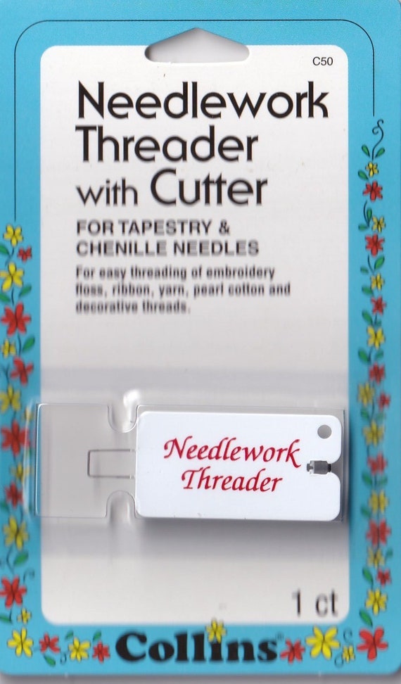 Collins Needlework Threader with Cutter for Tapestry and | Etsy