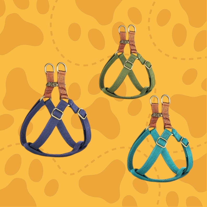 Personalized Reflective Dog Harness Custom Nylon Pet Vest for Small ...