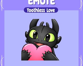 TOOTHLESS BAN EMOTE | Twitch | Discord | Youtube | Streaming - Etsy