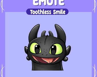 TOOTHLESS SLEEP EMOTE | Twitch | Discord | Youtube | Streaming - Etsy