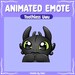 Pop Dragon Animated Emote Toothless for Twitch or Discord or Youtube ...