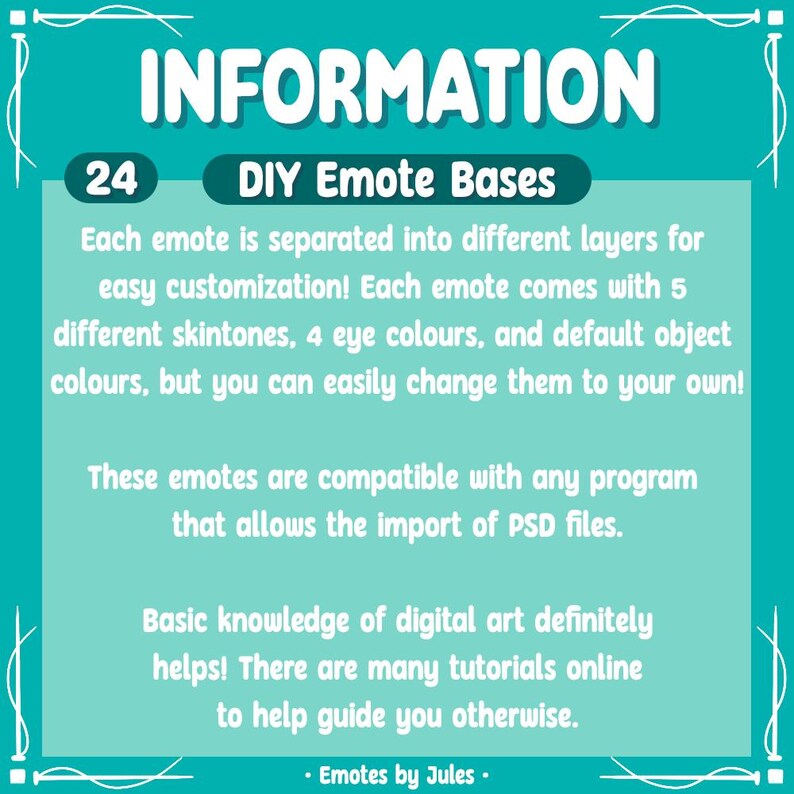 DIY EMOTE BASE Mega Bundle | Twitch | Discord | Youtube | Streaming - Etsy