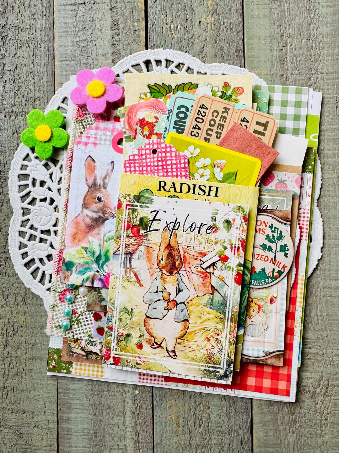 Peter Rabbit Journal Kit, Peter Rabbit Ephemera, Peter Rabbit Junk ...