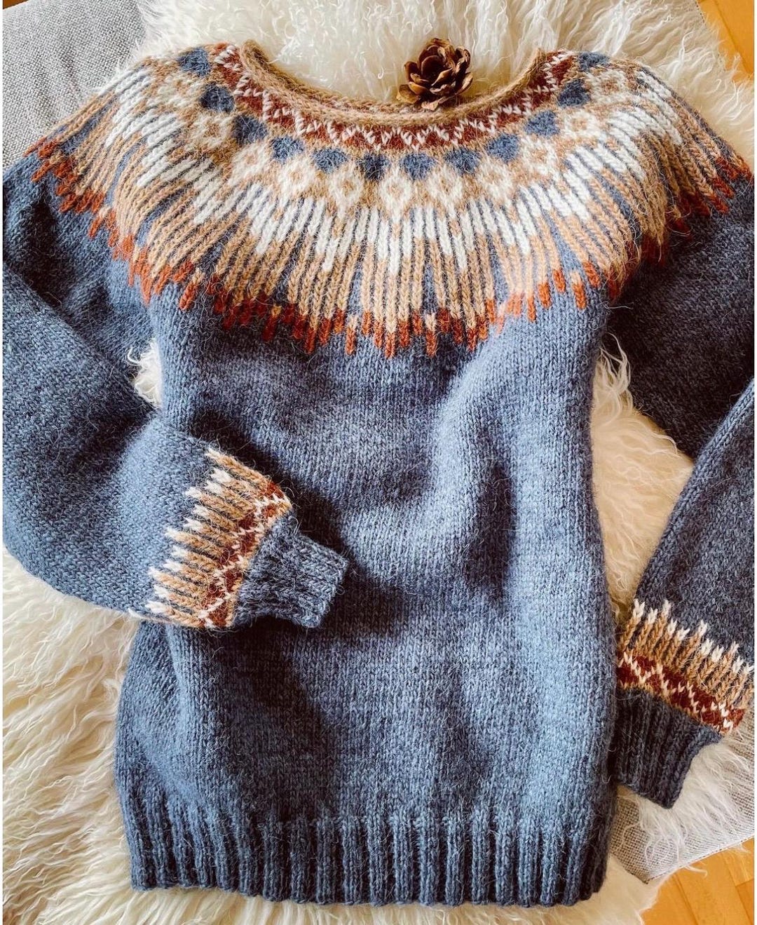 Hopi LOPAPEYSA Icelands Famous Wool Sweater 100% Icelandic Wool ...
