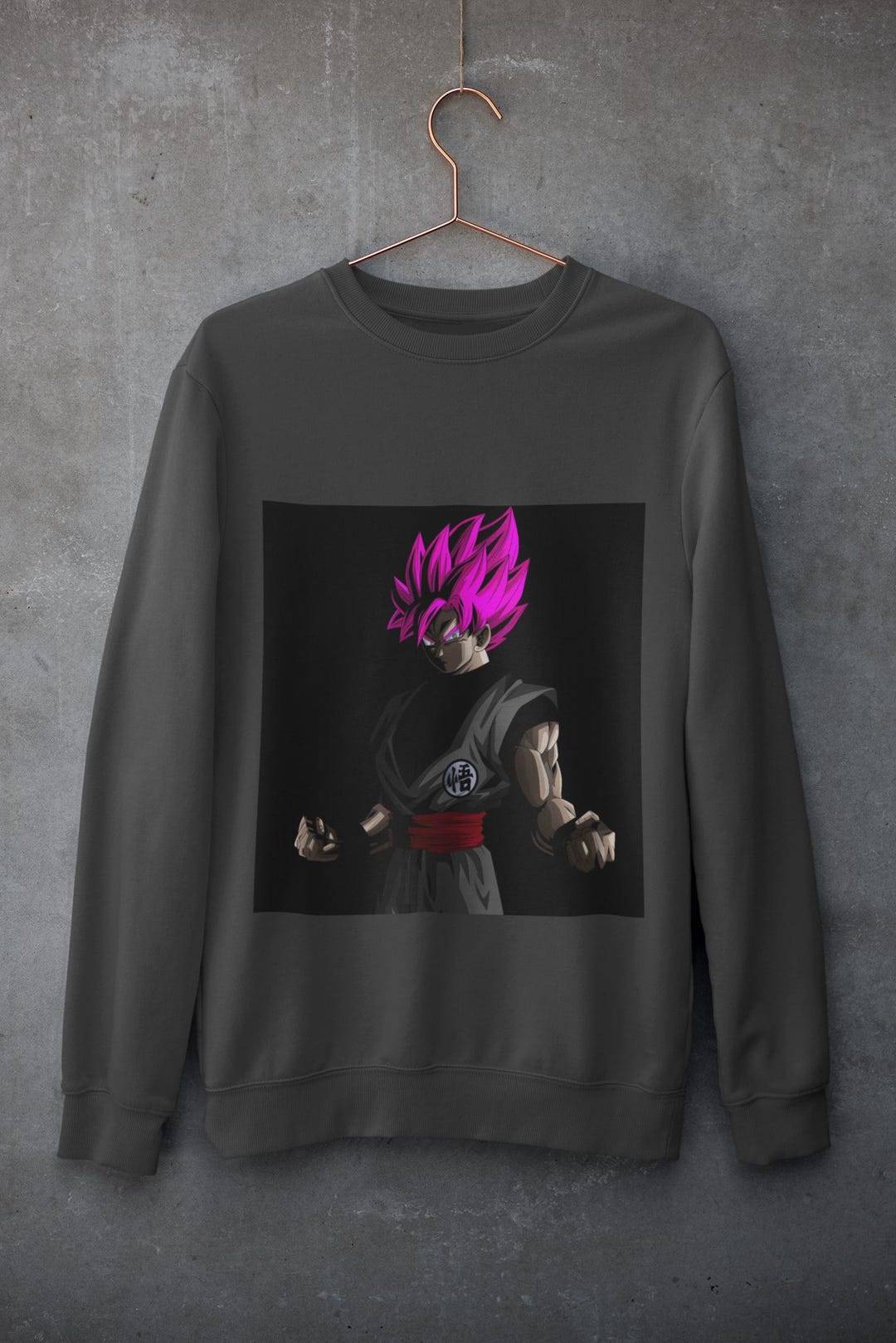 Crewneck Sweatshirt-dragon Ball Z Sweatshirt, Goku Black - Etsy