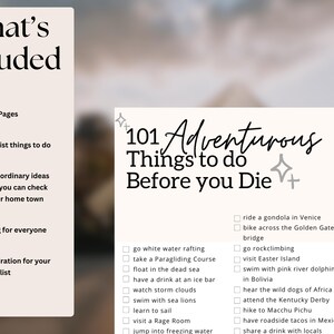 100 Things to Do | Printable PDF of Bucket List Ideas for Couples or ...