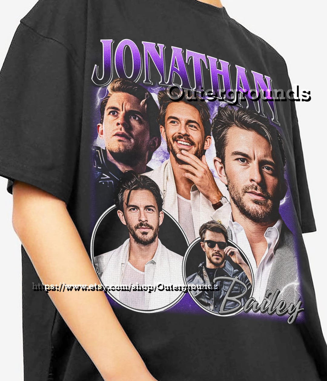 Limited Jonathan Bailey T-shirt Vintage Graphic Tee Unisex Shirt for ...
