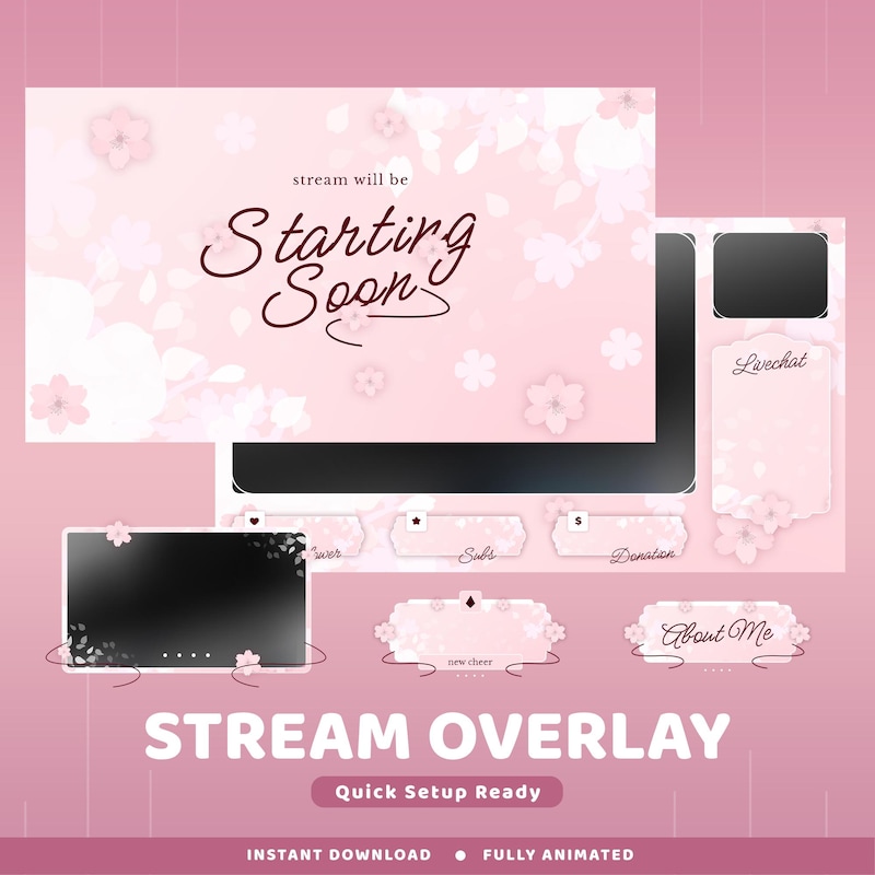 Sakura Streaming Package - Etsy