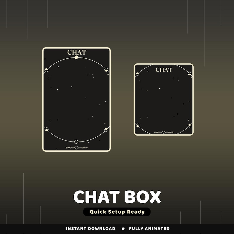 Radiant Cosmos Animated Twitch Overlay Package, Celestial Vtuber ...