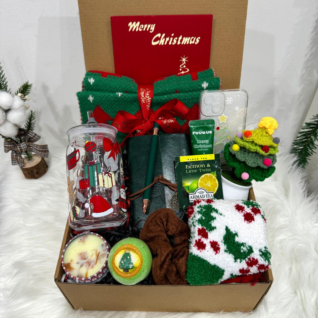 Winter Gift Box With Scarf, Gift for Women, Christmas Box for Daughter ...