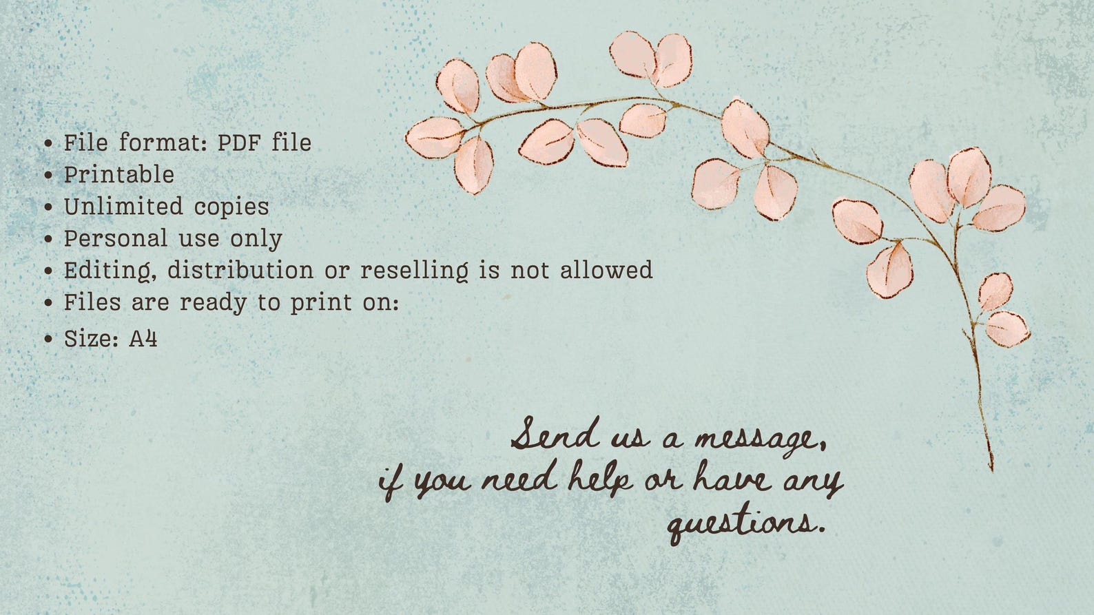 Floral Daily Planner, Printable and Digital Day Organizer, Mood & Task ...