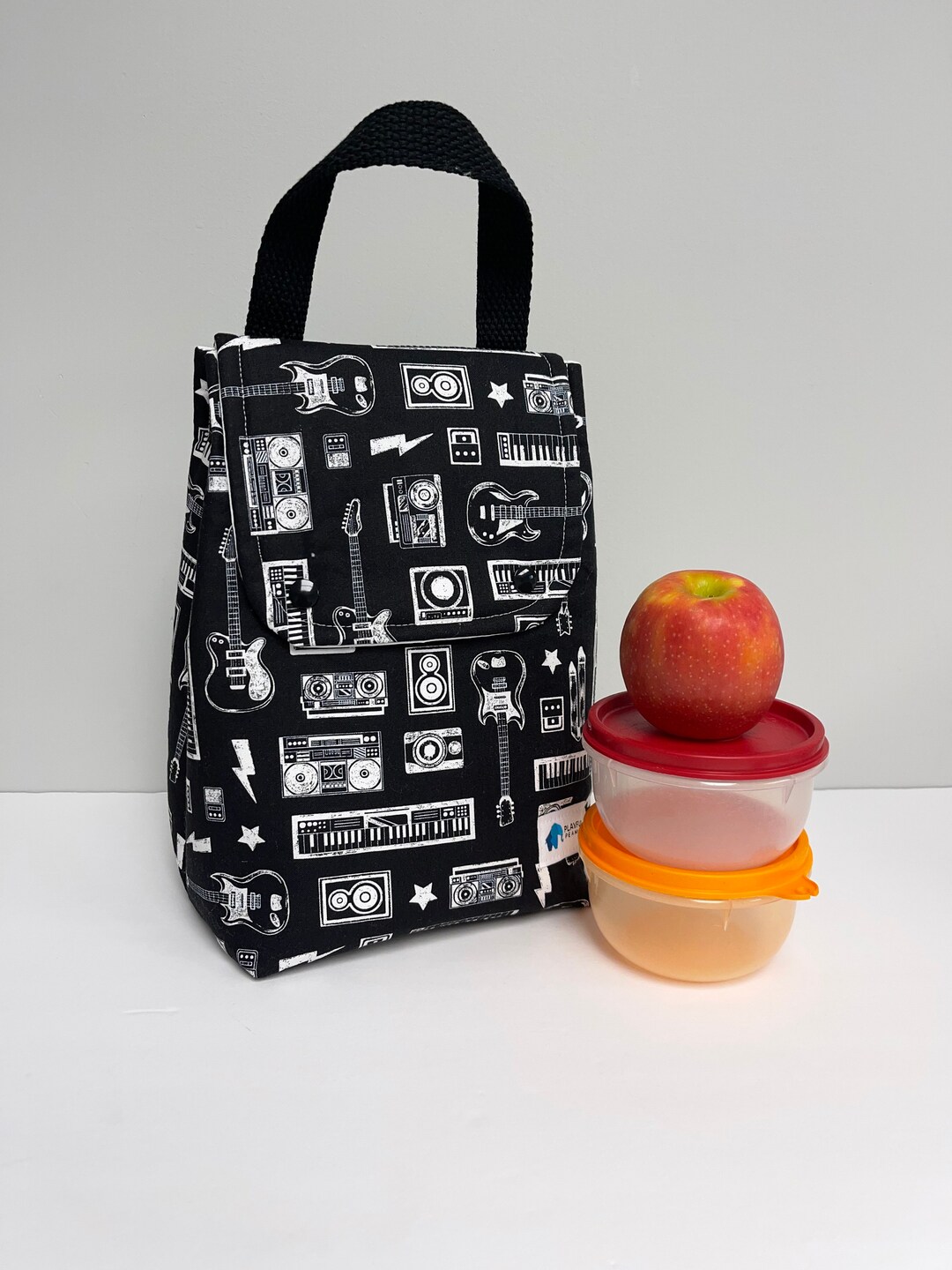 Reusable Lunch Bag, Choose Between Hook and Loop or Snap Closure, Food ...