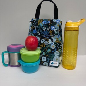 Reusable Lunch Bag, Choose Between Hook and Loop or Snap Closure, Food ...