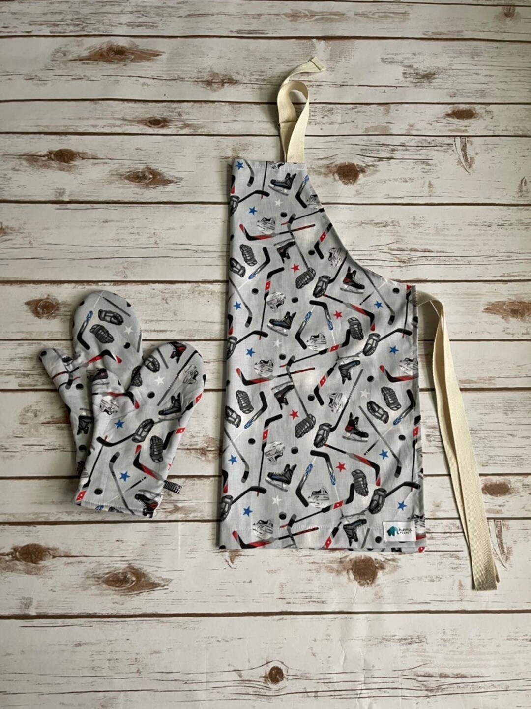 Toddler Apron, Play Apron, Child Apron, Play Oven Mitts, Toddler Baking ...