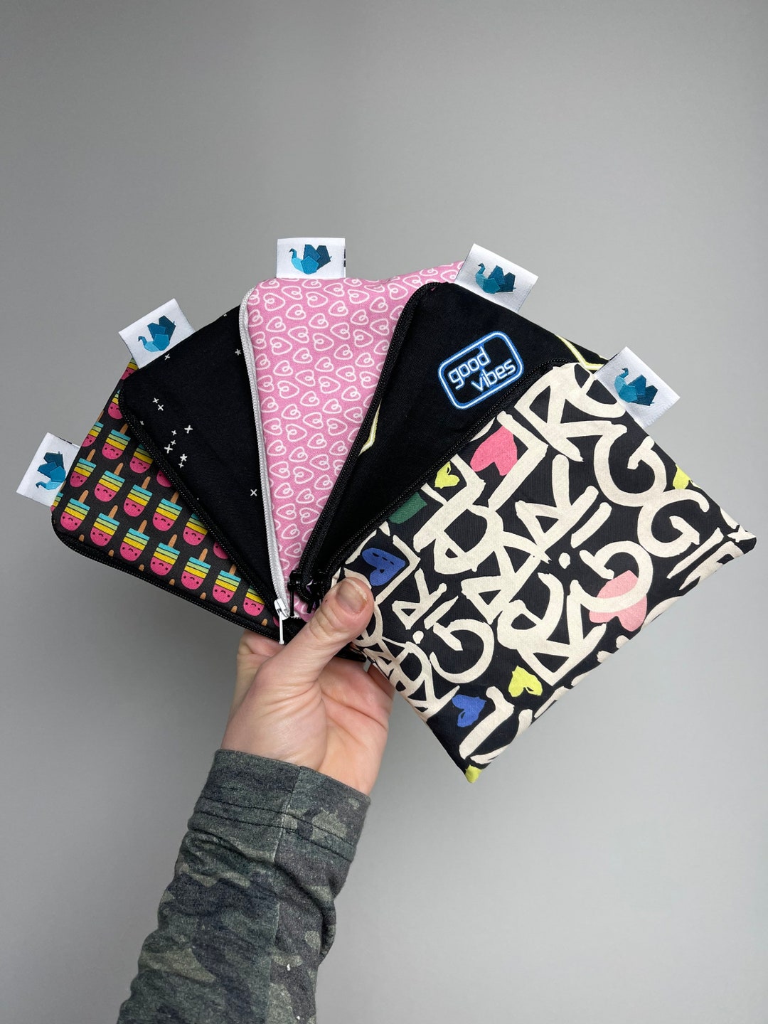 Snack Bags, Starter Pack Snack Bags, Reusable Snack Bags, Zipper Snack ...