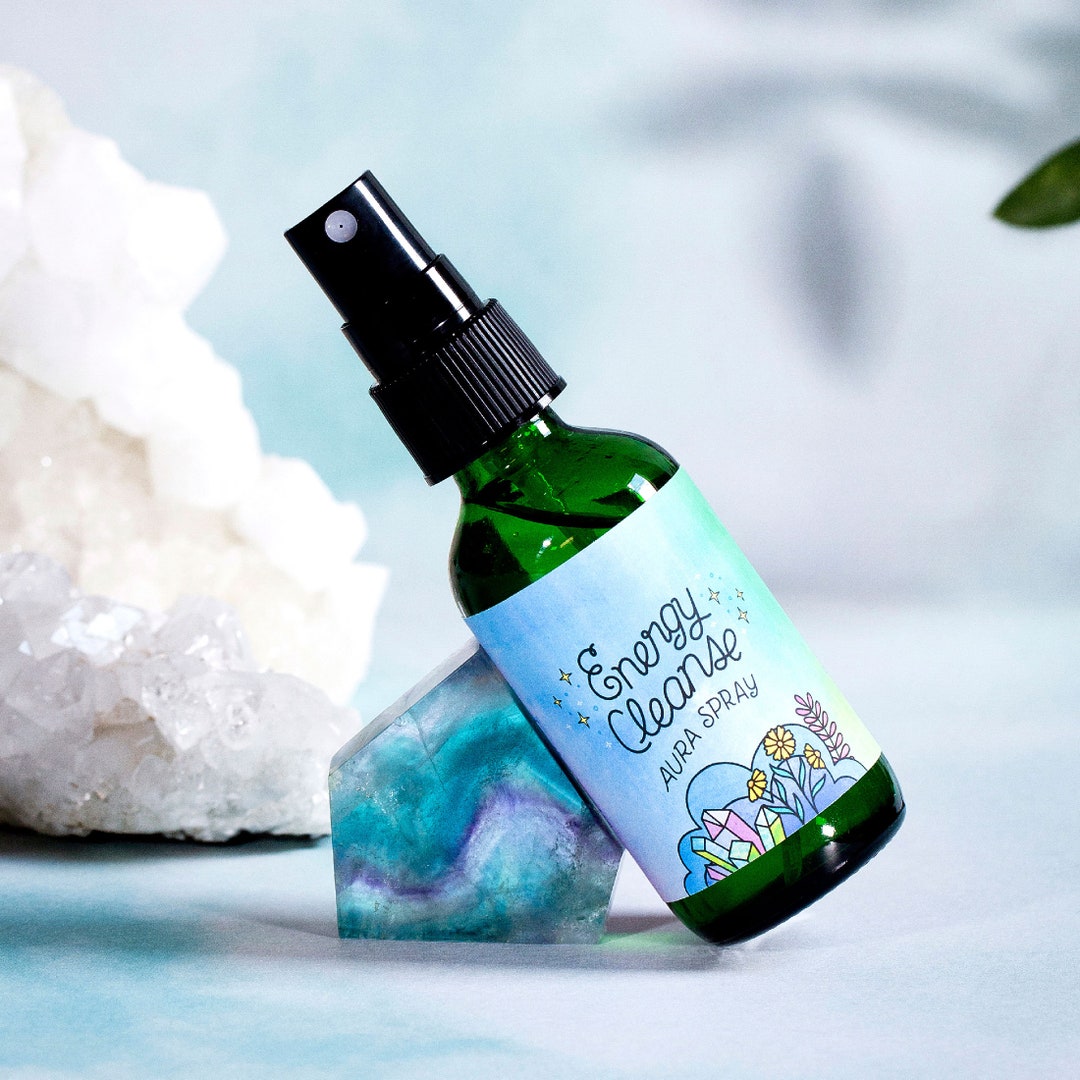 ENERGY CLEANSE | Aura Spray, Essential Oil Mist, Crystal Infused Room ...