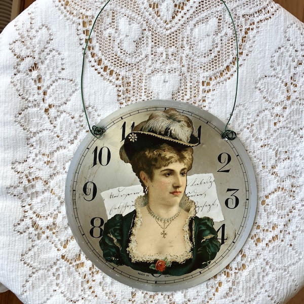 Antique Lady Clock - Etsy