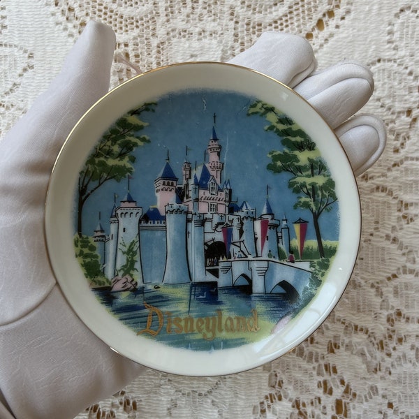 Disneyland Vintage Plate - Etsy
