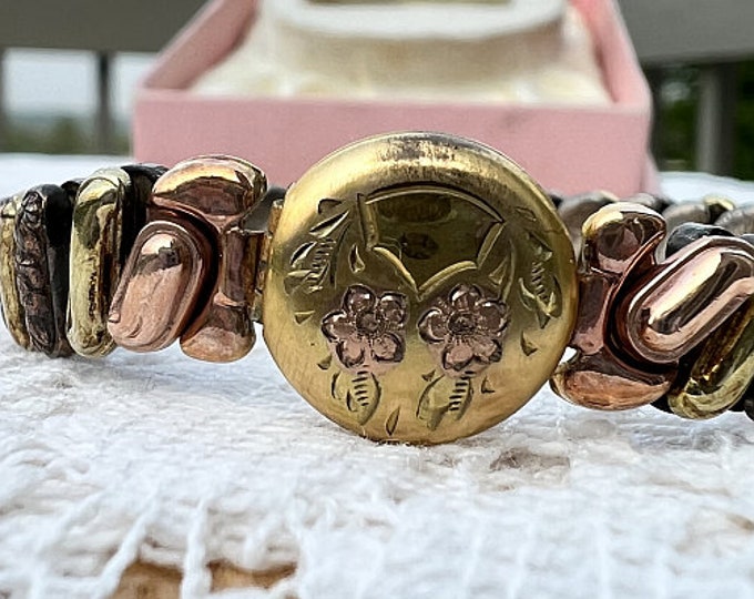 Vintage 50s Small Baby Snooks Locket Expansion Bracelet 14k GF Original ...