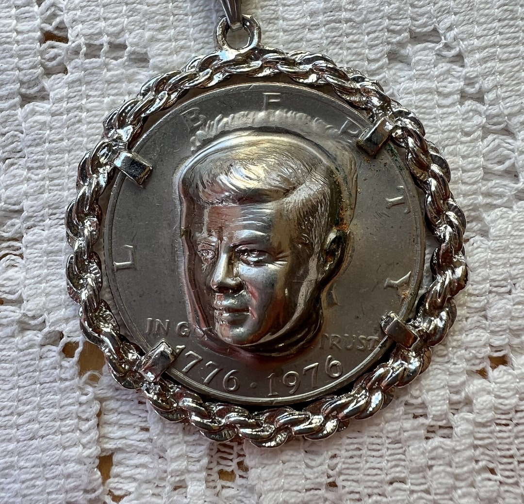 Vintage Estate JF Kennedy Bicentennial 1776 - 1976 Half Dollar Coin ...