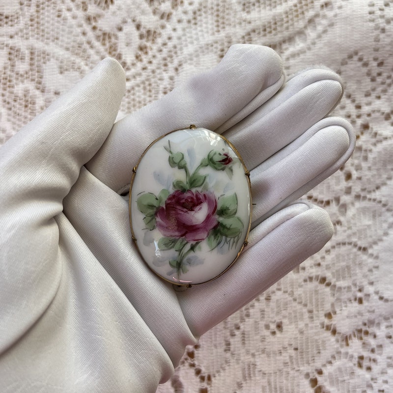 Hand Painted Roses - Etsy