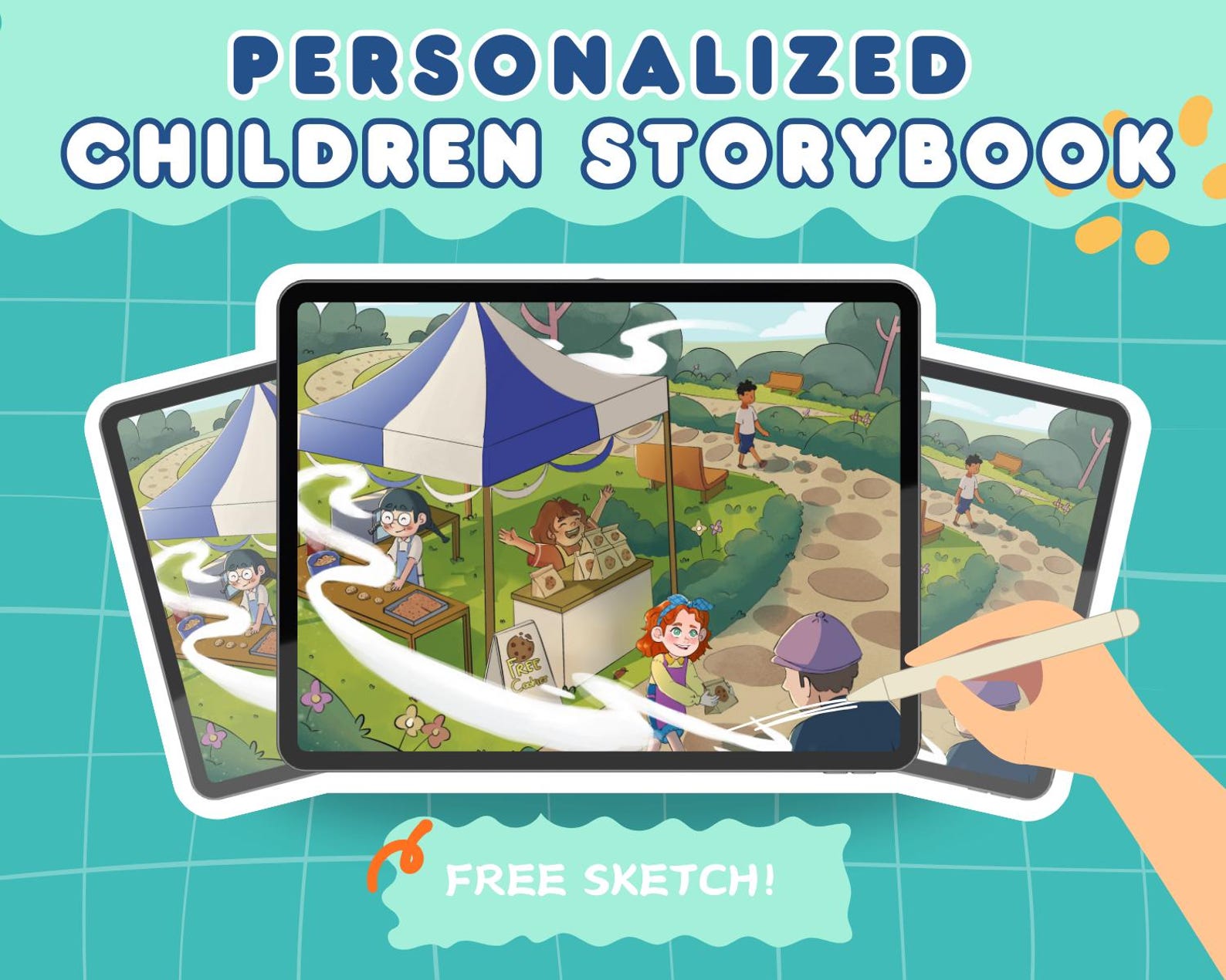 Customized Children's Book Illustration, Personalized Story Book ...