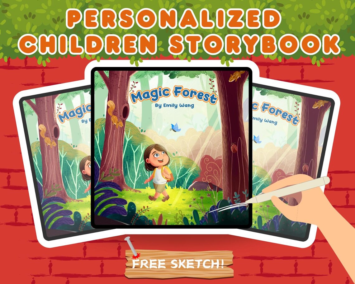 Customized Children's Story Book, Personalized Kid's Story With Cartoon ...