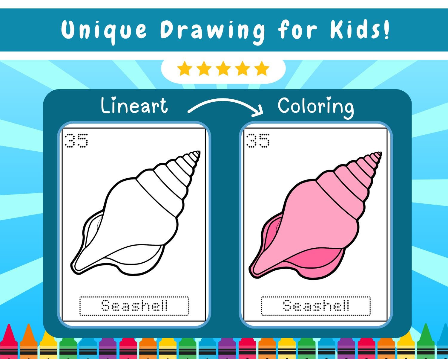 50 Marine Animals Coloring Pages for Kids | Marine Coloring Pages ...